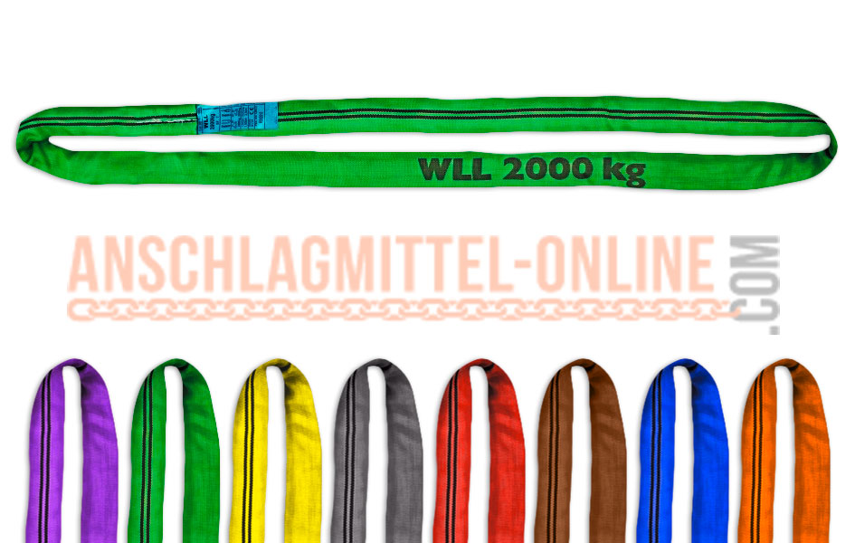 Rundschlingen Polyester mit Doppelmantel (EN 1492-2) – Anschlagmittel ...